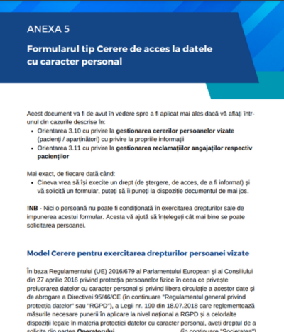 Modele și formulare – GDPR.CMR.RO